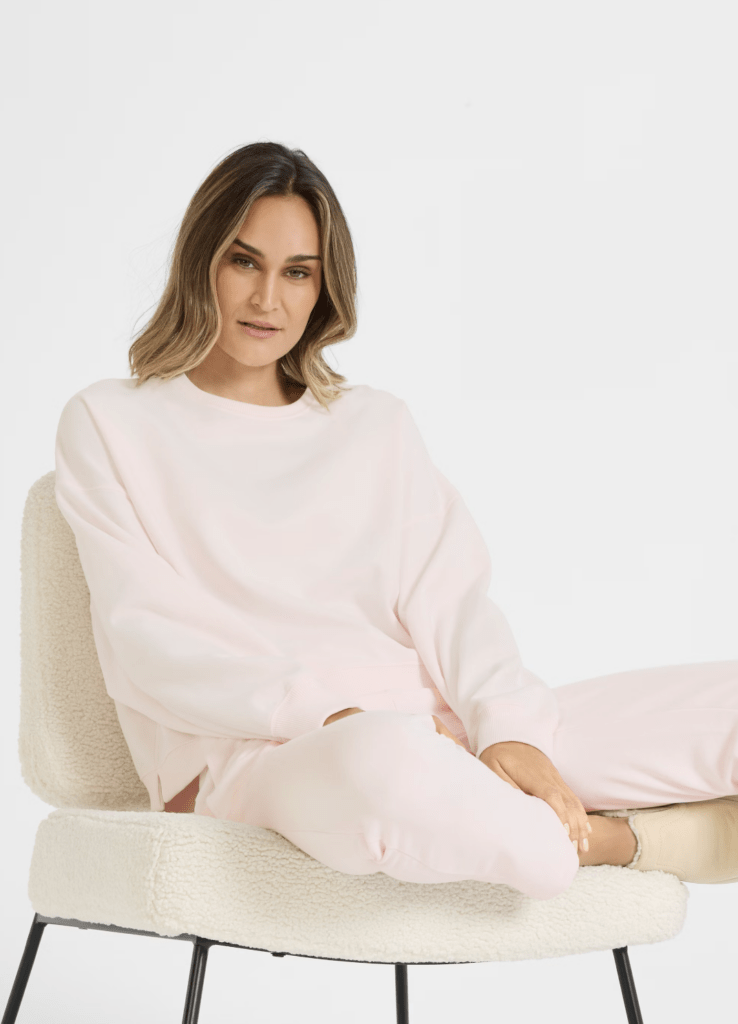 JUVIA Stina Casual Fit Sweatpants Pastel Pink — Louisa's Shop